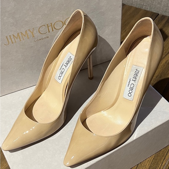Jimmy Choo | Shoes | Jimmy Choo Size 39 Nude Paton Romy 0 | Poshmark